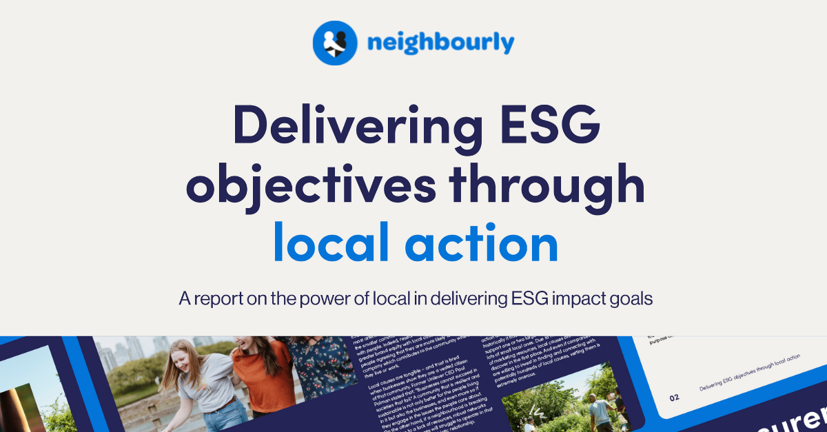 Delivering ESG objectives through community action | Report Download